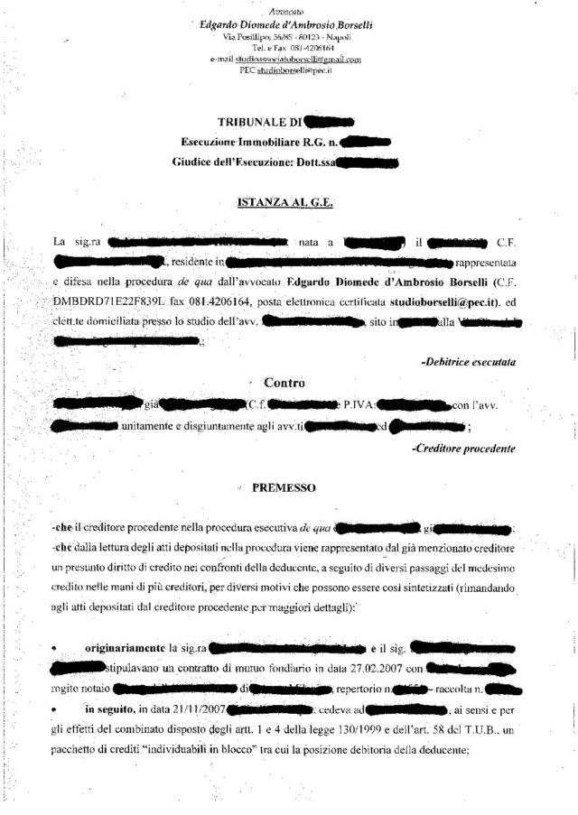 modello istanza Verifica regolarità della successione nella procedura ...